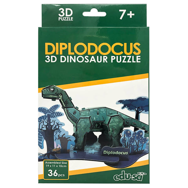 Diplodocus 3D Dinosaur Puzzle | Steam Rocket | Fun, Educational Toys ...