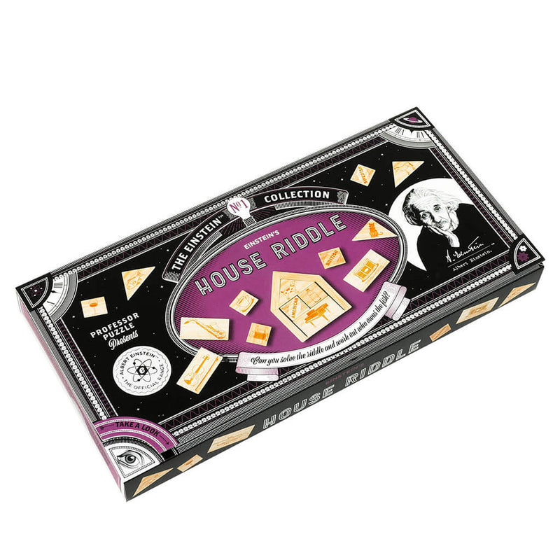 Einstein's House Riddle Wooden Puzzle | Steam Rocket | Fun Educational ...