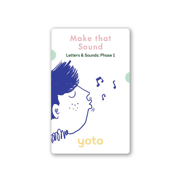Phonics: Letters and Sounds Phase 1: Cards for Yoto Player / Mini (7 C ...