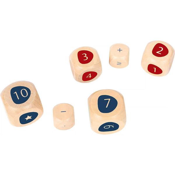 Wooden Maths Dice | Steam Rocket | Fun, Educational Toys & Games