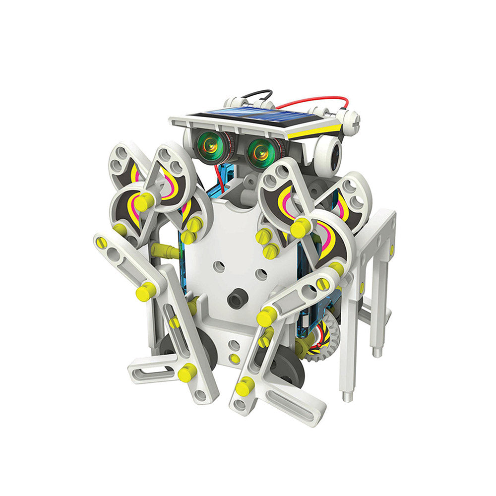 Construct & Create 14-in-1 Educational Solar Robot Kit | Steam Rocket | Fun, Educational Toys ...