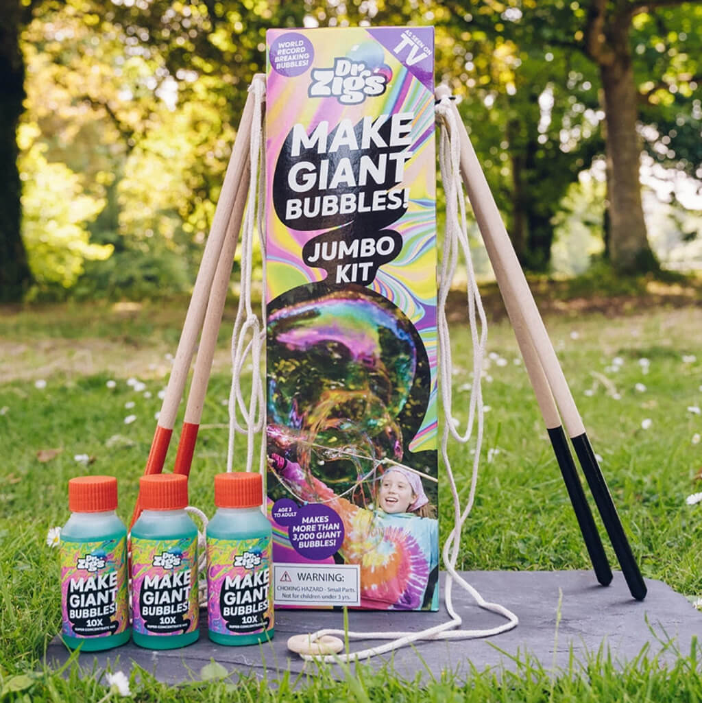 Dr Zigs My Jumbo Bubble Kit | Steam Rocket | Fun, Educational Toys & Games