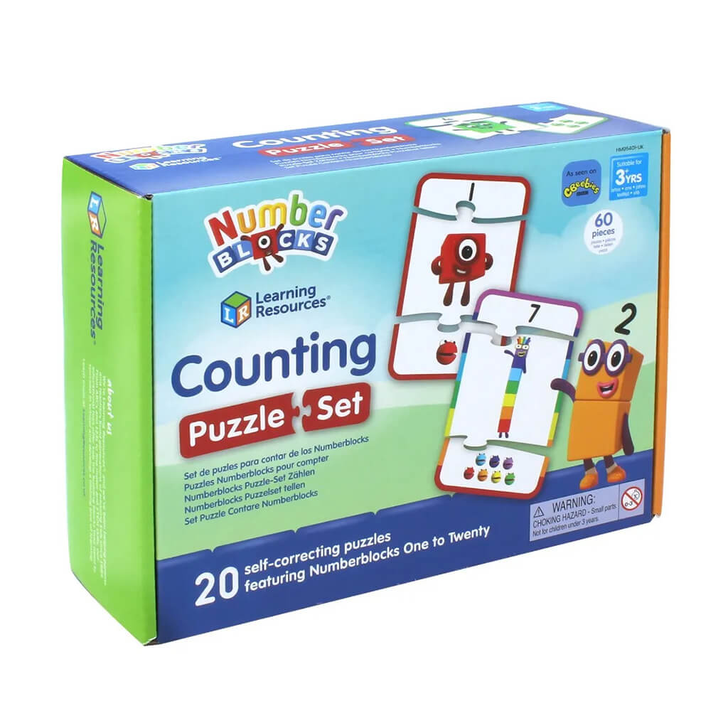 Numberblocks Counting Puzzle Set Steam Rocket Fun Educational Toys